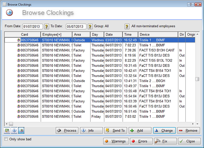 CS Time Features - Access Control