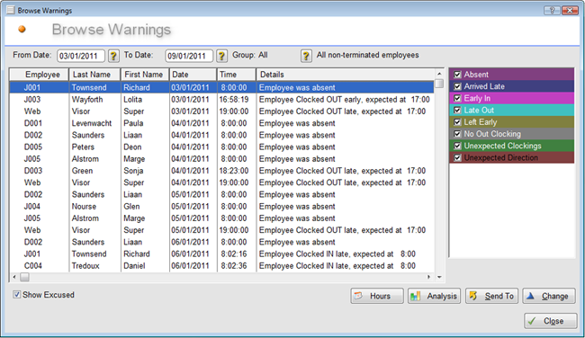 CS Time Features - Time and Attendance